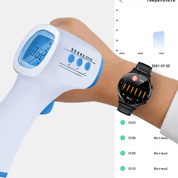 Black Stainless steel Strap – VitalityWatch™